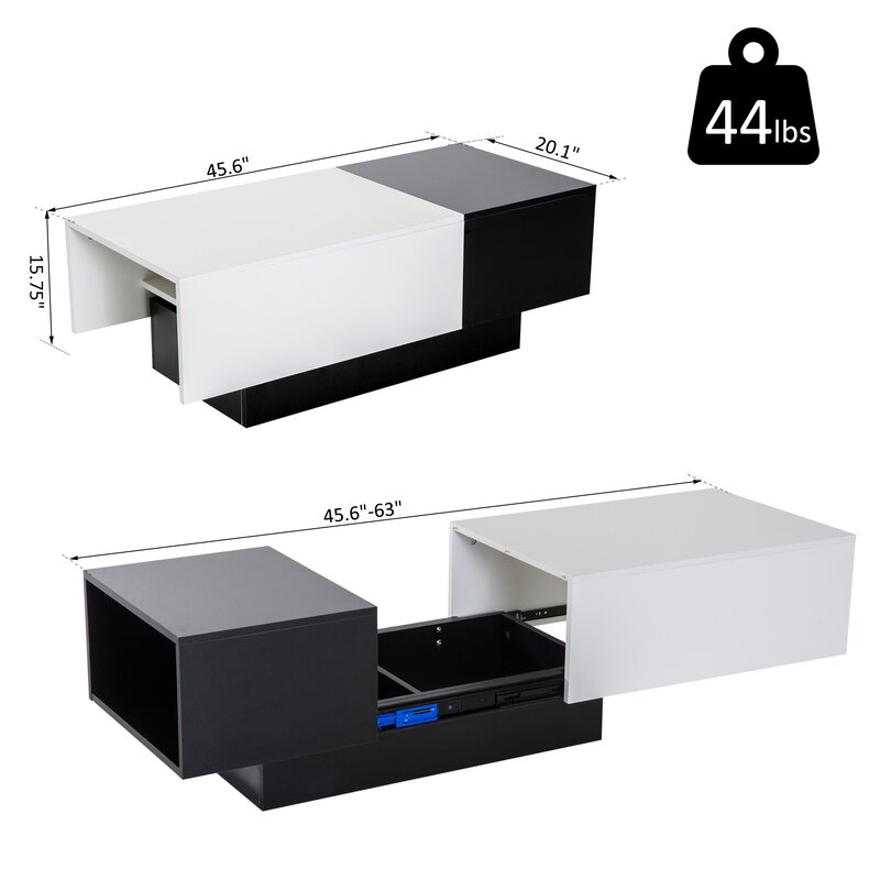Buy Modern Coffee Table with Storage Unit from Revvvd | revvvd