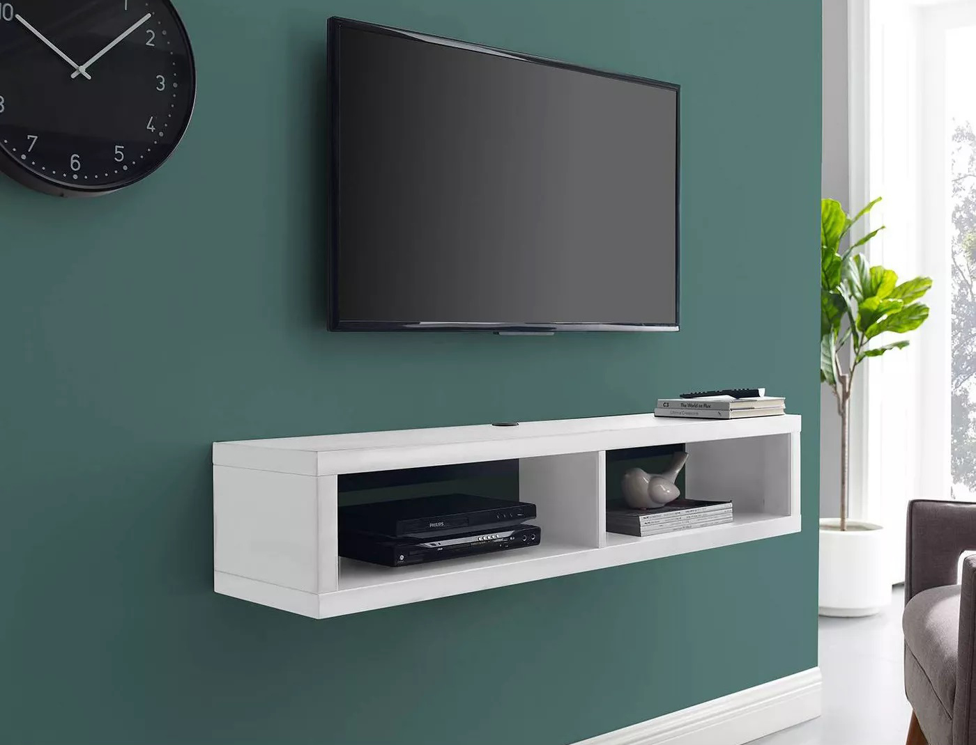 Kist Floating TV Unit | Natural Wood Wall-Mounted stand | revvvd | revvvd